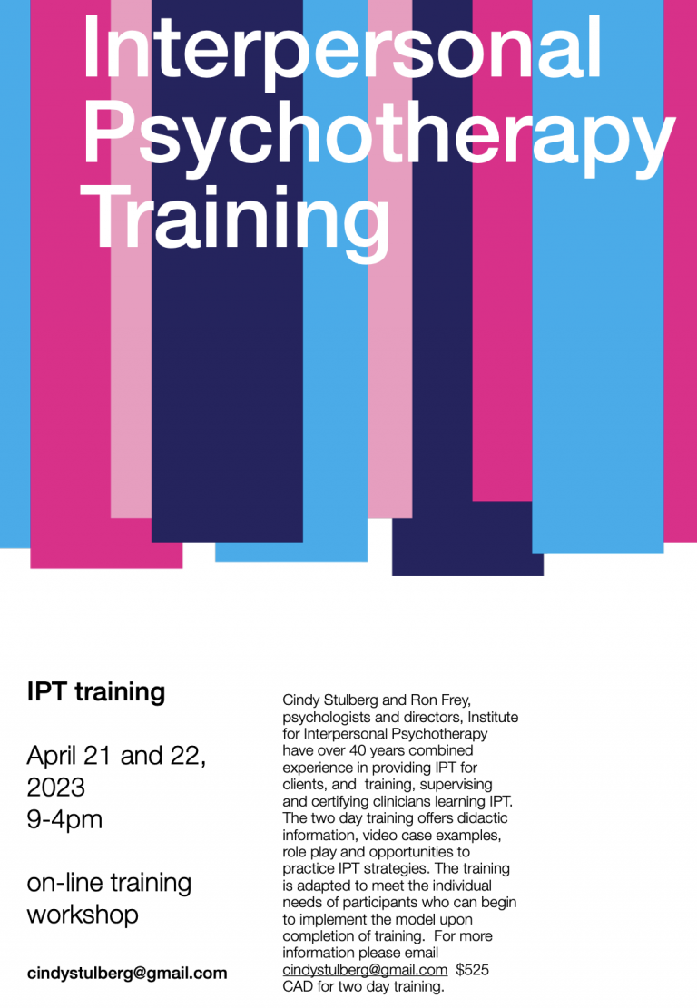 Upcoming Trainings | International Society of Interpersonal ...
