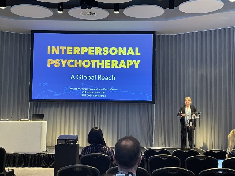Interpersonal Psychotherapy – A Global Reach – book release ...